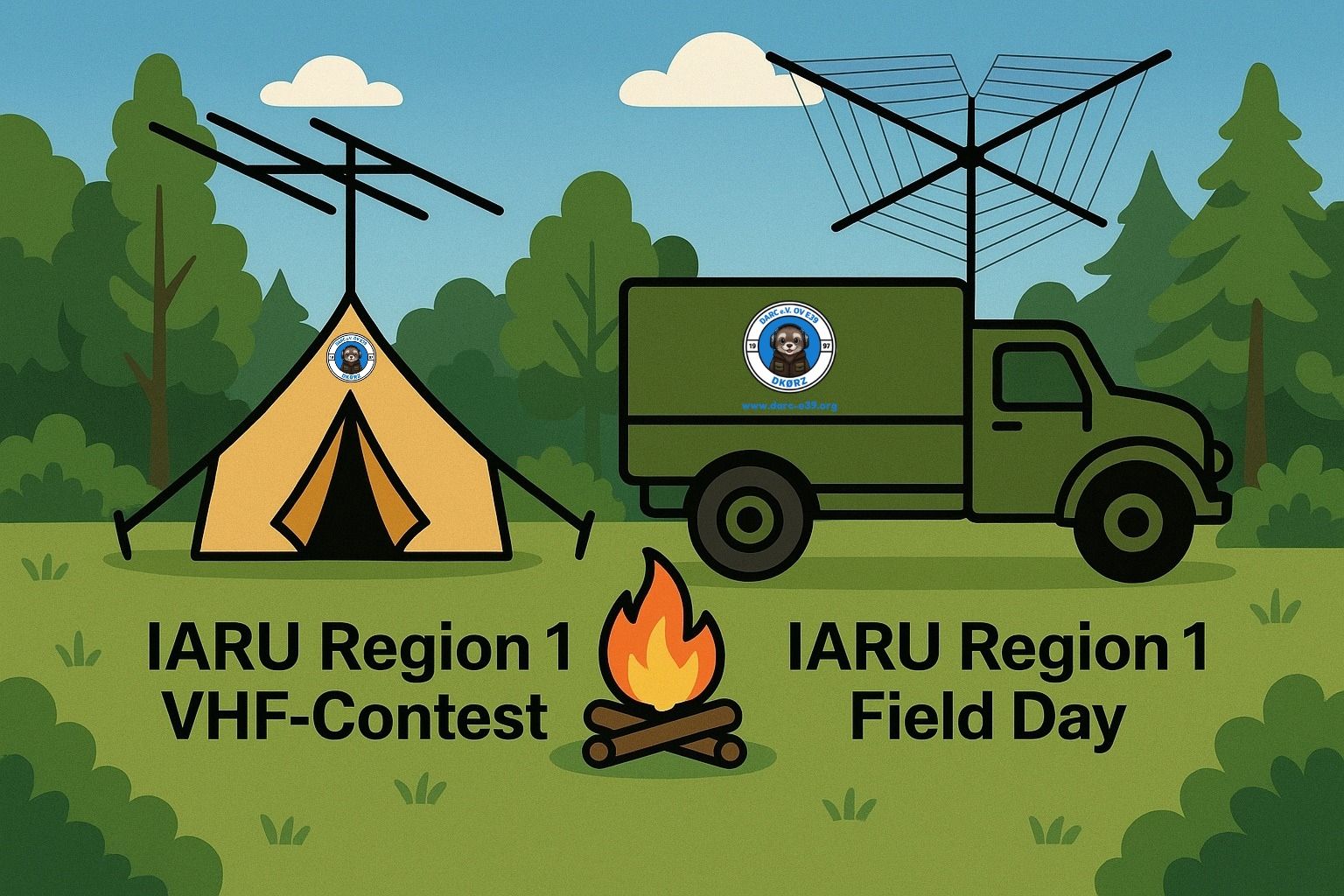 IARU Region 1 Field Day & IARU Region 1 VHF-Contest – DARC Ortsverband E39